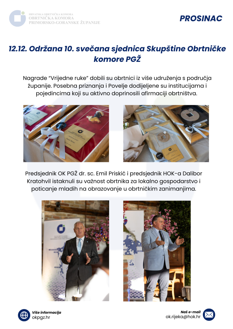 Čestitka Obrtničke komore Primorsko-goranske županije - Obrtnička komora Primorsko-goranske Županije